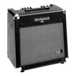 Behringer GM110 User`s manual | Manualzz