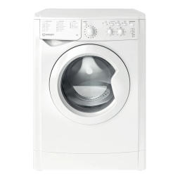 Indesit WE 12 (UK) Instructions for Installation and Use | Manualzz
