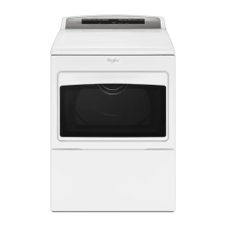 Whirlpool WED7500GW 7.4-cu ft Electric Dryer Installation instructions ...