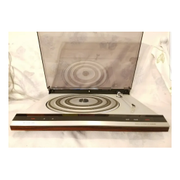 Bang & Olufsen beogram 2400, beogram 3404 Service Manual | Manualzz