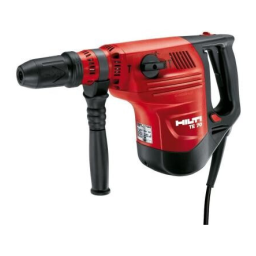 Hilti TE 80 ATC, TE 70 ATC, TE 70, TE 70B Operating Instructions | Manualzz