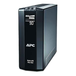 Schneider Electric Back-UPS Pro BR900G-AR Guía del usuario | Manualzz