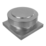Active Ventilation 12 in. Dia. Aluminum Round Back Roof Vent ...
