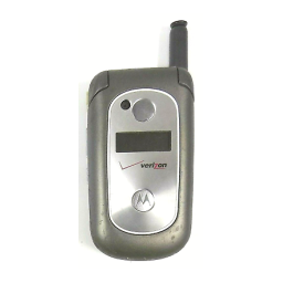 Motorola V325 Guide | Manualzz