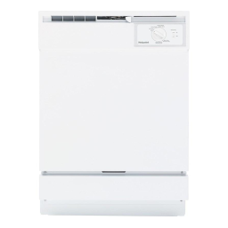 Hotpoint HDA2100H Dishwasher Installation Instructions | Manualzz
