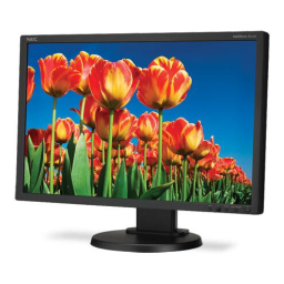NEC MultiSync E222W User Guide | Manualzz