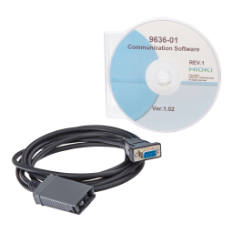 Hioki RS-232C PACKAGE 9636-01 Instruction Manual | Manualzz