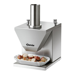 Bartscher 120578 Currywurst cutter DSM3500E Data sheet | Manualzz