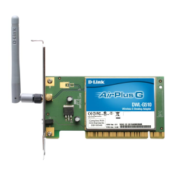 D-Link AirPlus G DWL-G510 Manual | AI Chat & PDF Download | Manualzz