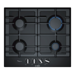 Bosch PCD656MEU 60 cm Gas hob Product spec sheet | Manualzz