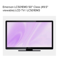 Emerson LC501EM3 Owner's Manual - 50-inch LCD TV | Manualzz