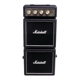 Marshall MS-4 Guitar Amplifier User Manual | Download PDF | Manualzz