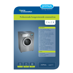 Primus / Lavamac C8 Installation manual | Manualzz