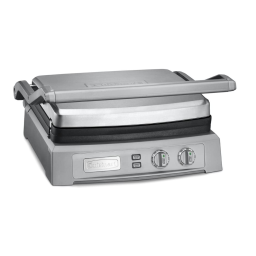 Cuisinart Griddler Deluxe Manual