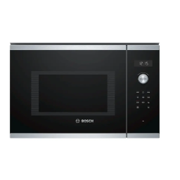Bosch BFL554MS0B Stainless steel 59 x 38 cm Built-in microwave oven ...