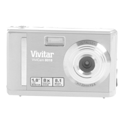 Vivitar ViviCam 8018 User's Manual | Manualzz