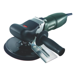Metabo PE 12-175 polishing machine Original Manual | Manualzz