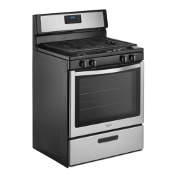 Whirlpool WFG320M0BS Range Specification | Manualzz