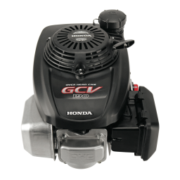 Manuel Honda GCV 160, GCV 190 | Manualzz