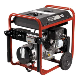 Porter-Cable BSV550-W Generator Instruction Manual | Manualzz