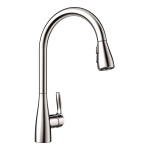 BLANCO 442208 Atura Single-Handle Pull-Down Sprayer Kitchen Faucet ...