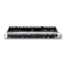Behringer ULTRABASS EX1200 Technical Specifications | Manualzz