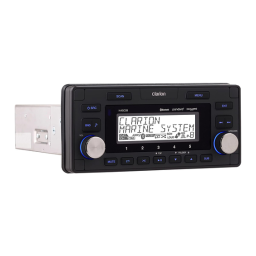 Clarion M608 MARINE DIGITAL MEDIA RECEIVER Product Manual | Manualzz