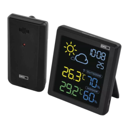 Emos E8647 Wireless Digital Weather Station Mode d'emploi | Manualzz