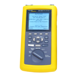 Fluke Networks Cable Analyzer DSP-4000 Series Users Manual | Manualzz