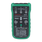 Mastech MS5901 Motor and Phase Rotation Indicator Mode d'emploi | Manualzz