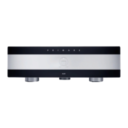 Primare A60 User Guide | Manualzz