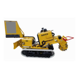 Rayco RG55, RG55R, RG55T-R Operator, Service, Maintenance Manual | Manualzz