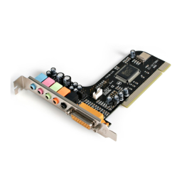 PCI Sound Adapter Card PCISOUND5CH Instruction manual | Manualzz