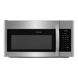 Frigidaire FFMV1645TS Microwave Specification | Manualzz