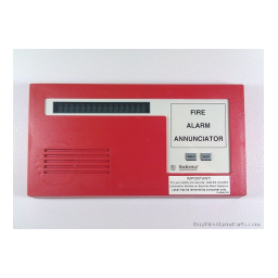 Bosch D1256/D1257 Fire Alarm Annunciator Installation Instructions ...