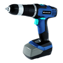 Einhell Blue BT-CD 18/1 i Cordless Impact Drill Instructions | Manualzz