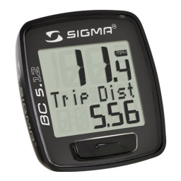 Sigma Sport BC 1200 Bedienungsanleitung | AI Chat & PDF | Manualzz