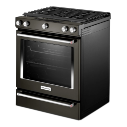 KitchenAid KSGG700EBS Range Dimension Guide | Manualzz