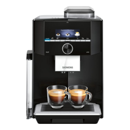 Siemens Fully automatic coffee machine Instruction manual | Manualzz