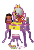 Mattel Dora Let's Get Ready Vanity Instruction Sheet | Manualzz