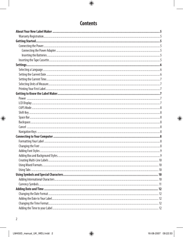 Dymo LabelManager® 450D Electronic Label Maker User guide | Manualzz