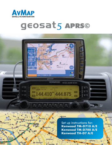 AvMap Geosat 5 BLU APRS Instructions | Manualzz