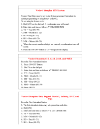 Vodavi STARPLUS STS - User manual, User Guide, Installation manual