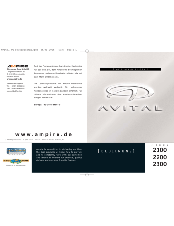 AVITAL 2100 AVITAL Car Alarm System Owner's Manual | Manualzz