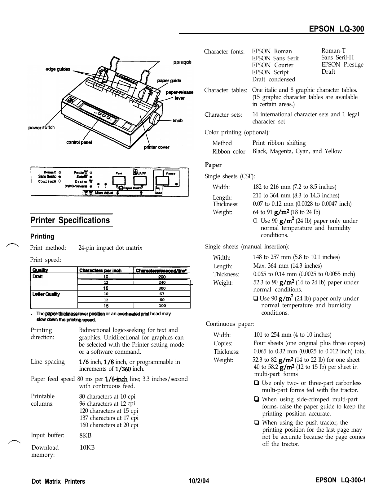 Epson LQ 300 Guide Manualzz epson-lq-300-guide-manualzz