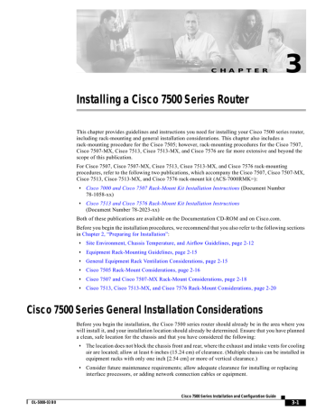 Cisco 7500 Series Router Installation and Configuration Guide | Manualzz