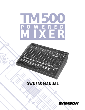Samson TM500, TM 500, TM300 Owner's manual | Manualzz