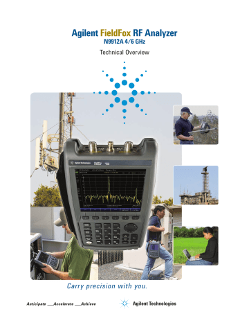 Agilent FieldFox N9912A Technical Overview | Manualzz