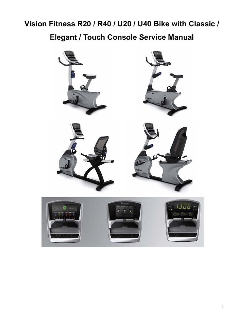 Vision Fitness R40 Service manual | Manualzz