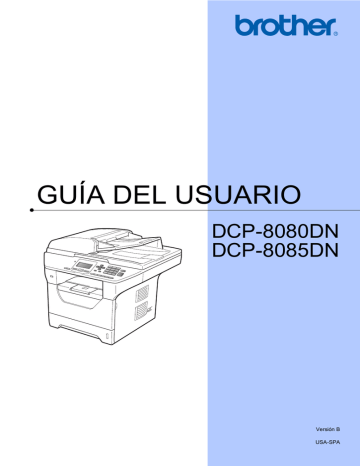 Brother DCP-8080DN Monochrome Laser Fax User's Guide | Manualzz